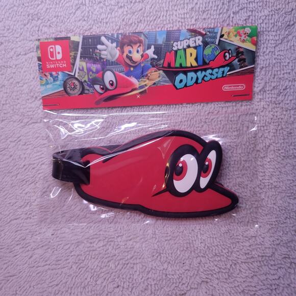 Nintendo | Toys | New Super Mario Odyssey Luggage Bag Tag Nintendo ...